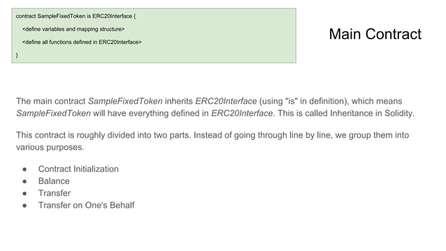 ERC20 Token Contract | PPT