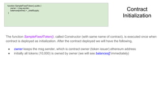 ERC20 Token Contract | PPT
