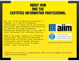 Information as an Asset: 9 Essential Steps | PPT