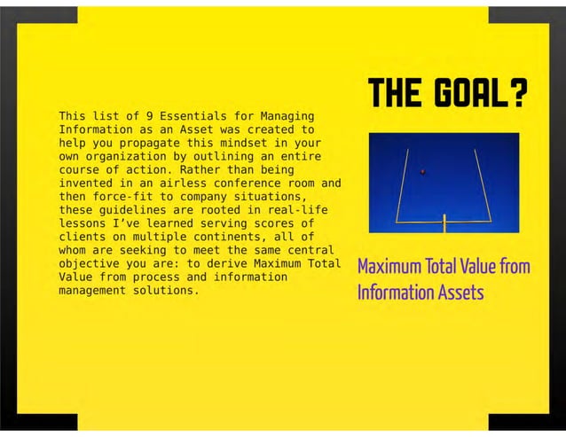 Information as an Asset: 9 Essential Steps | PPT