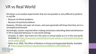 VR Research Ethics | PPTX | Internet Safety | Parenting