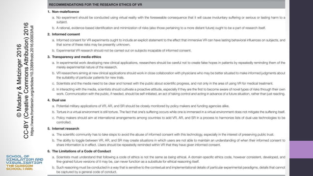 VR Research Ethics | PPTX | Internet Safety | Parenting