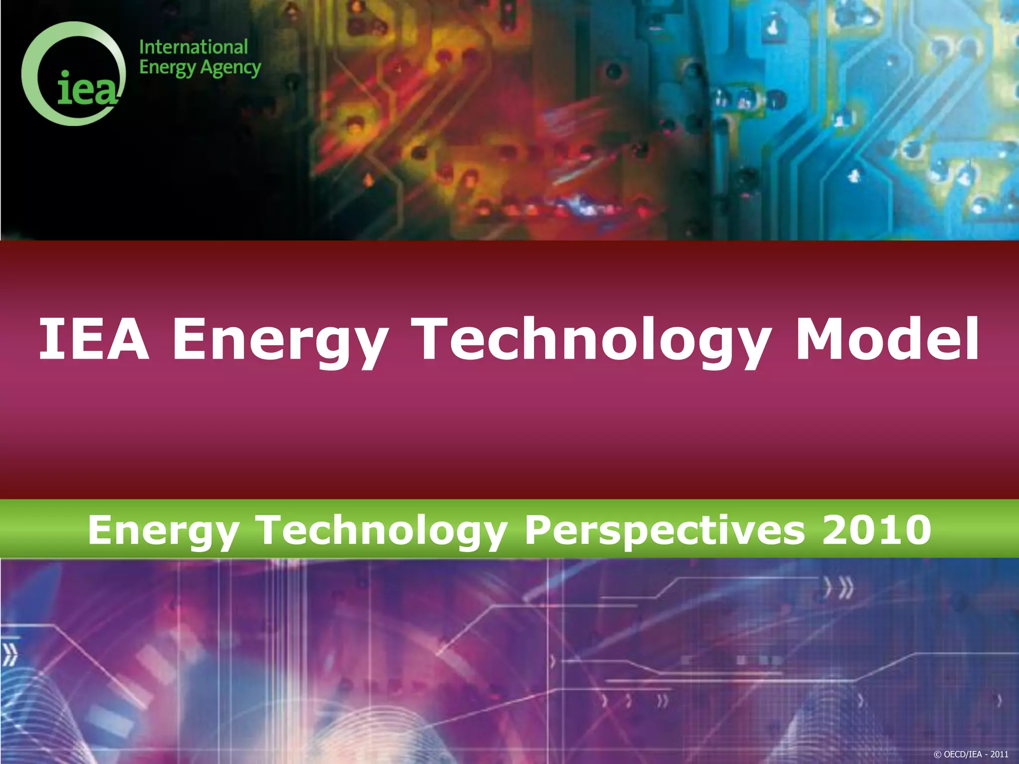IEA-Energy Technology Model | PDF