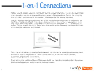 9) event follow up tip sheet | PDF