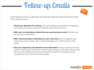 9) event follow up tip sheet | PDF