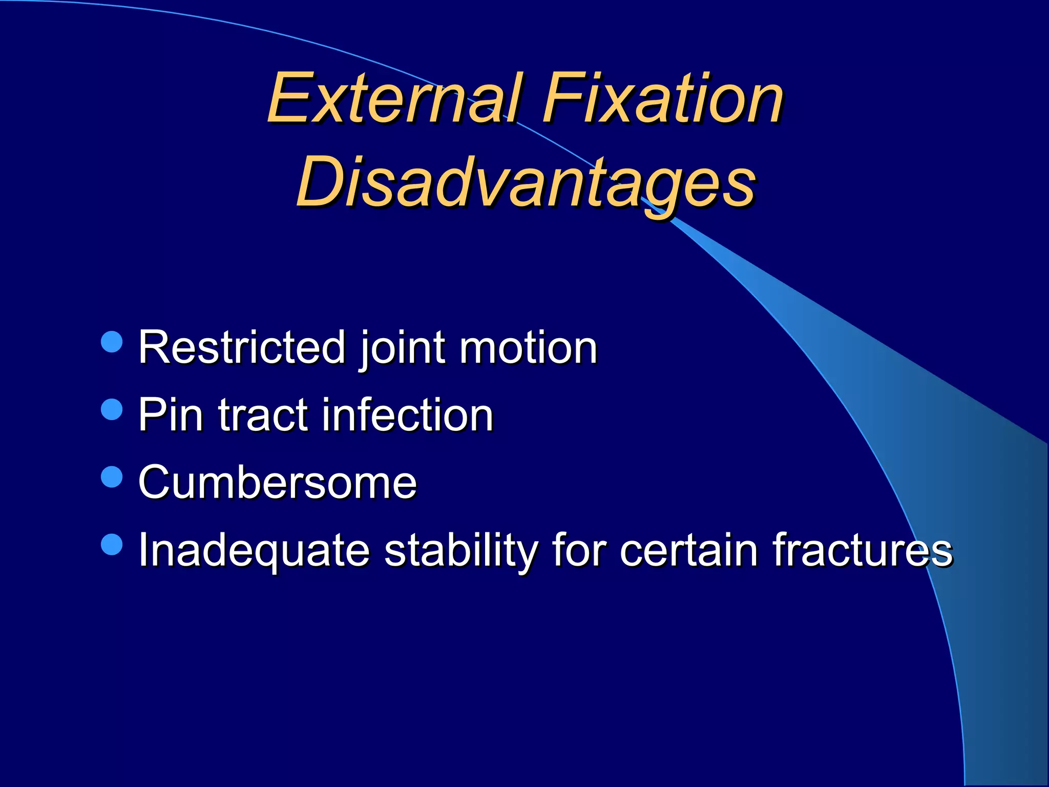(9)external fixation indications and techniques(bonatus) | PPT