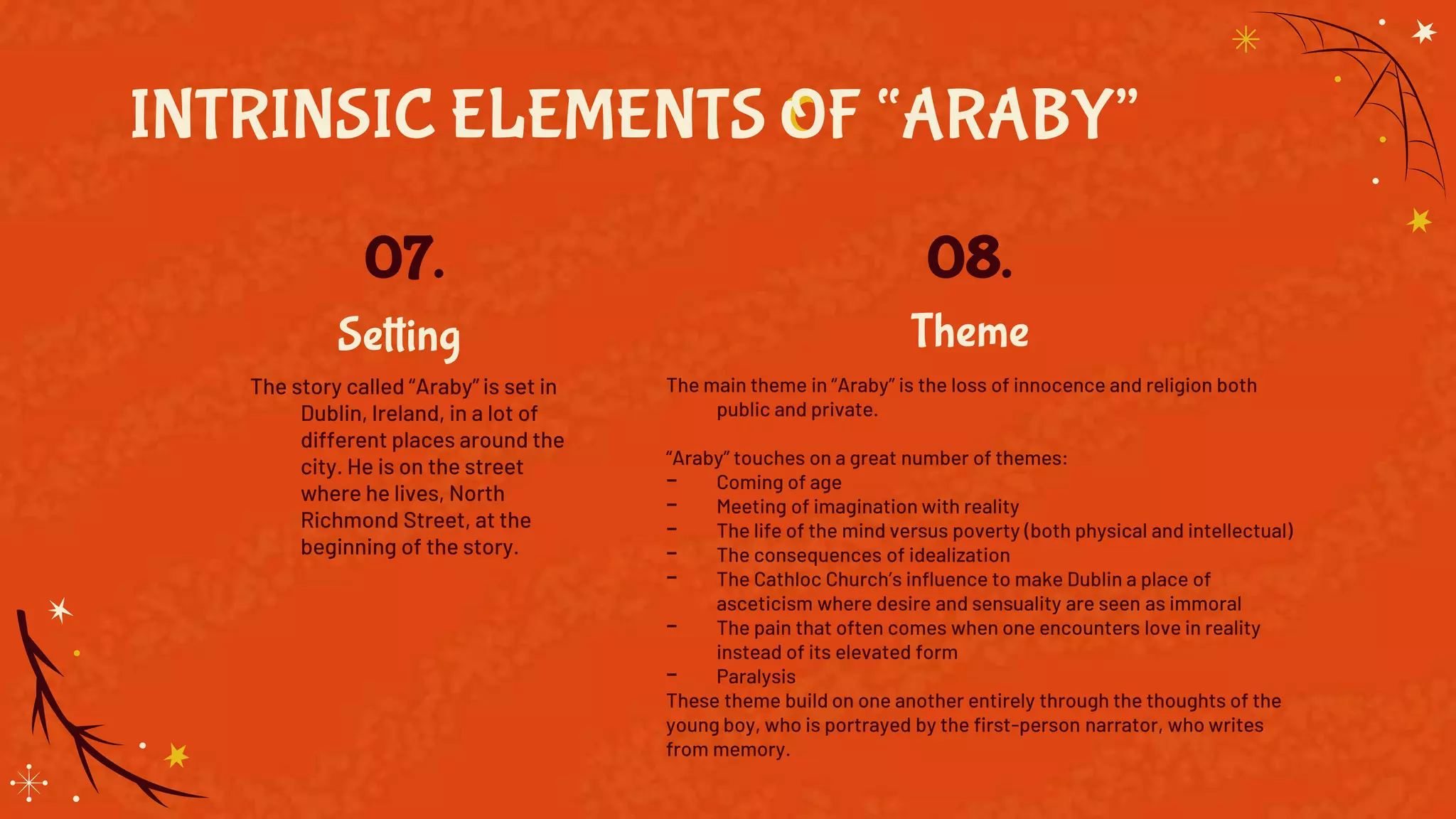 9_Extrinsic and Intrinsic Elements In Araby by James Joyce.pptx