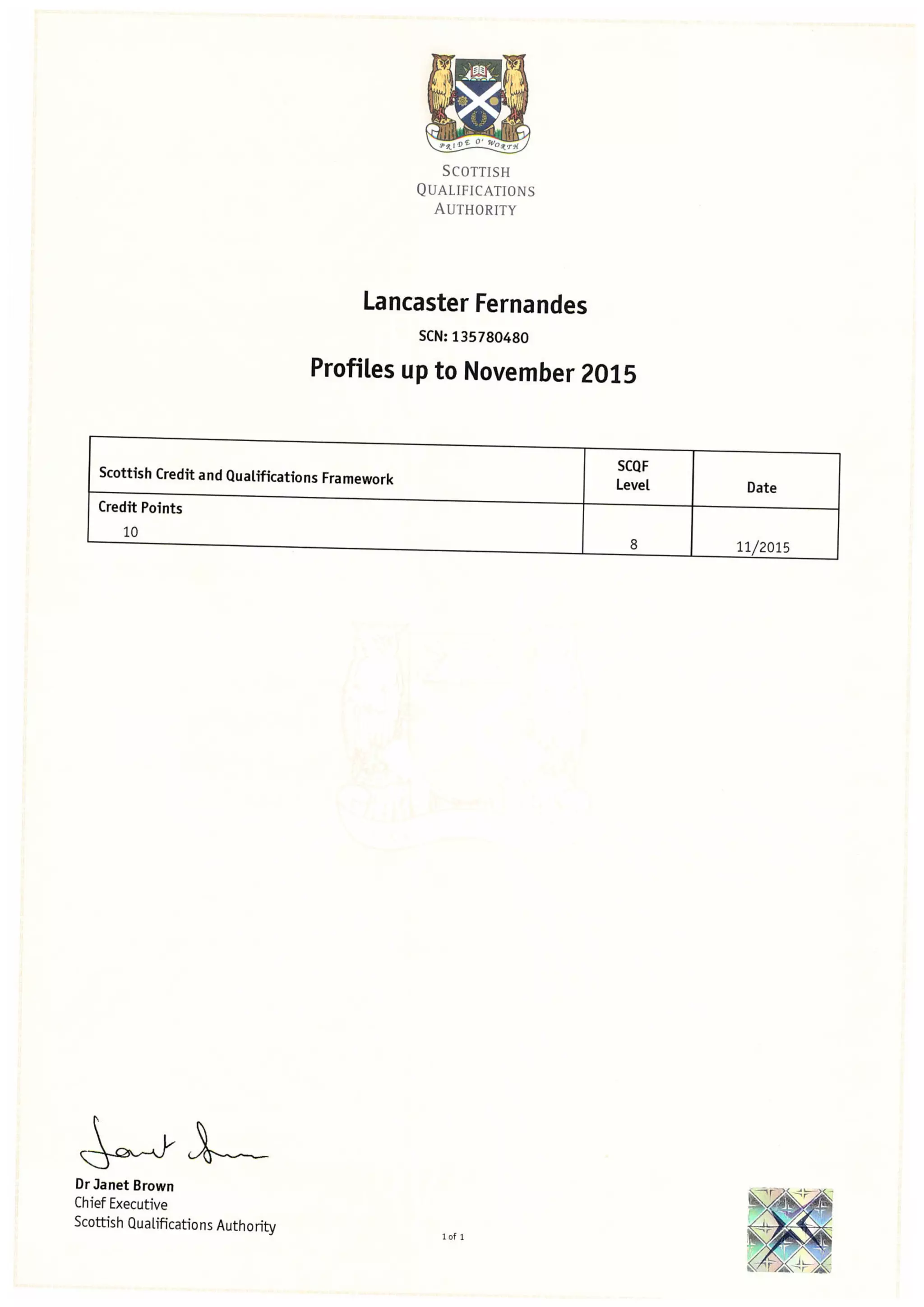 SQA -SCQF Level 8 certificate Assessor | PDF