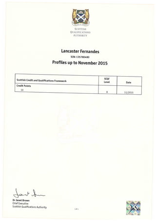 SQA -SCQF Level 8 certificate Assessor | PDF