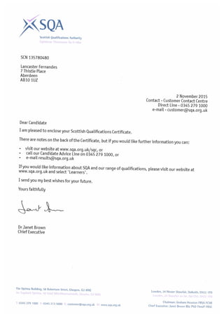 SQA -SCQF Level 8 certificate Assessor | PDF