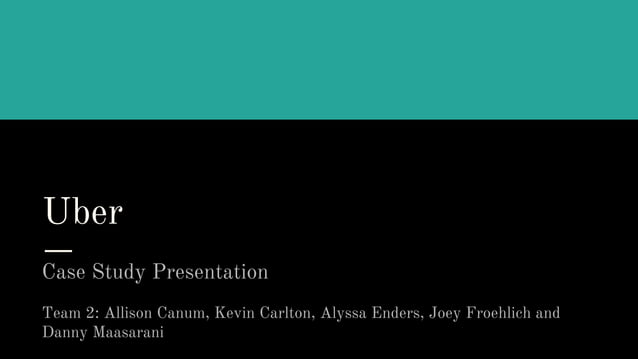 Uber Case Presentation | PDF