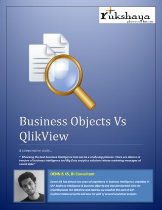 Business Objects Vs Qlick view | PDF