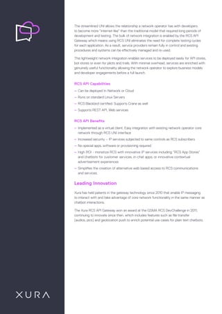 RCS API GW Fact Sheet | PDF