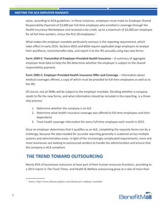 Meeting The ACA Employer Mandate (v2) | PDF