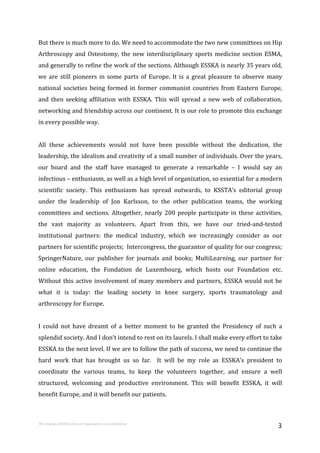 The making of ESSKA | PDF