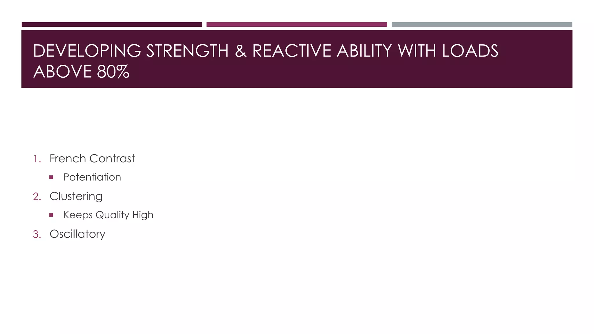 Triphasic Training pp | PPTX