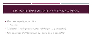 Triphasic Training pp | PPT