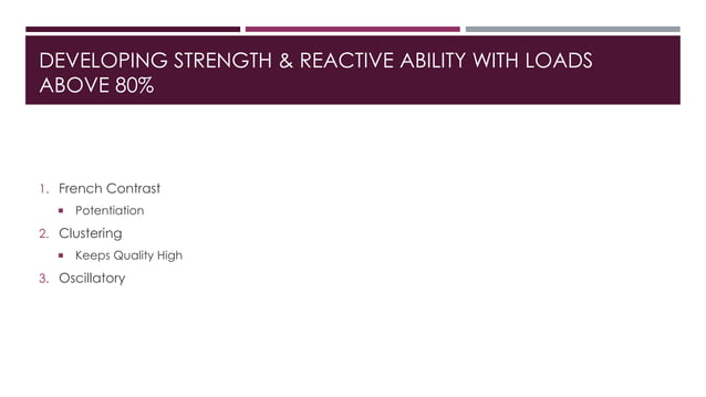 Triphasic Training pp | PPT