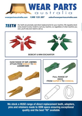 Wear Parts Brochure | PDF