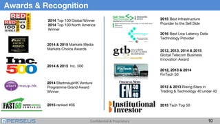 Perseus Company Overview 201606 | PDF