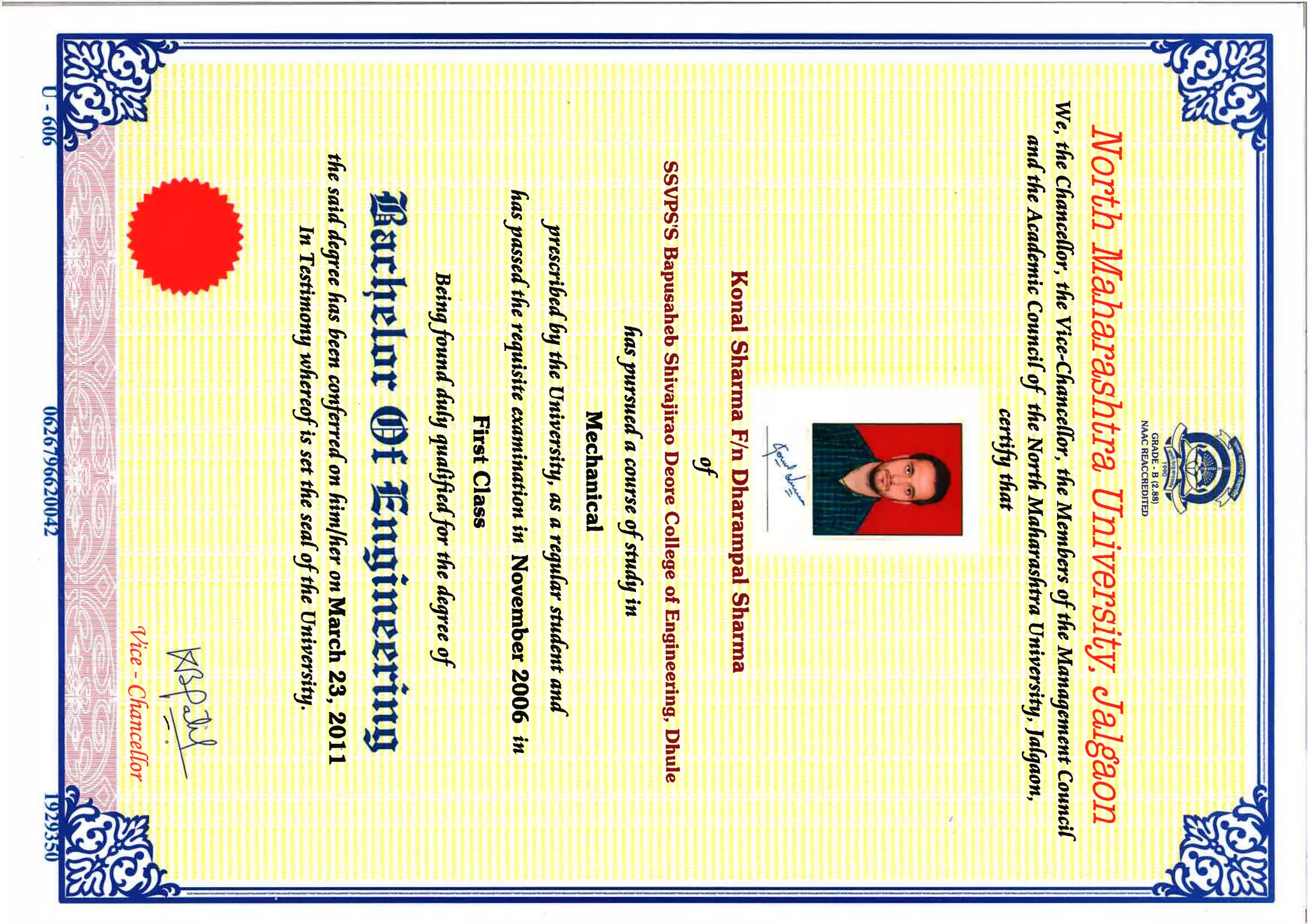 degree certificate | PDF