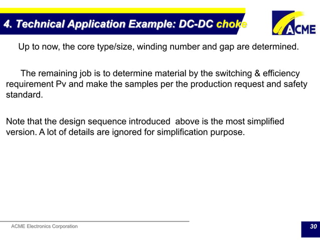 Ferrite Specifications and ACME Ferrites (2) | PPTX