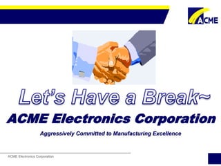 Ferrite Specifications and ACME Ferrites (2) | PPTX