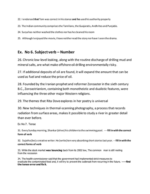 Basic grammar diagnostic test | DOCX | Sports