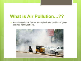 Air Pollution Basics | PPTX