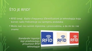 Radiofrekvencijska identifikacija (RFID) | PPT