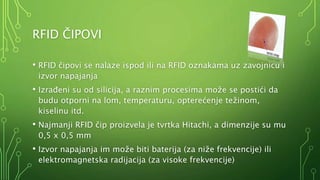 Radiofrekvencijska identifikacija (RFID) | PPT