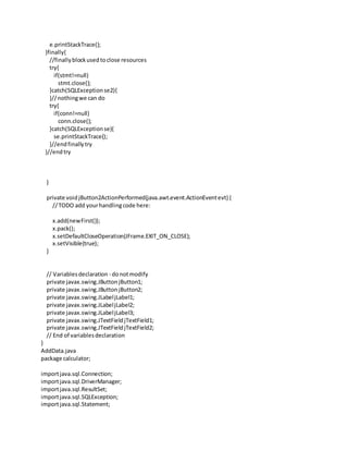 INTERNSHIP REPORT | DOCX