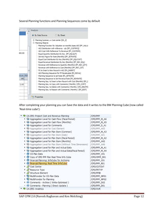SAP CPM-BW Solution Overview | PDF