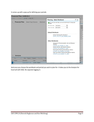 SAP CPM-BW Solution Overview | PDF
