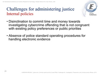 Cybercrime, criminal justice and the funnel effect | PPT