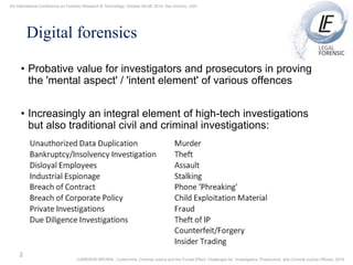 Cybercrime, criminal justice and the funnel effect | PPT