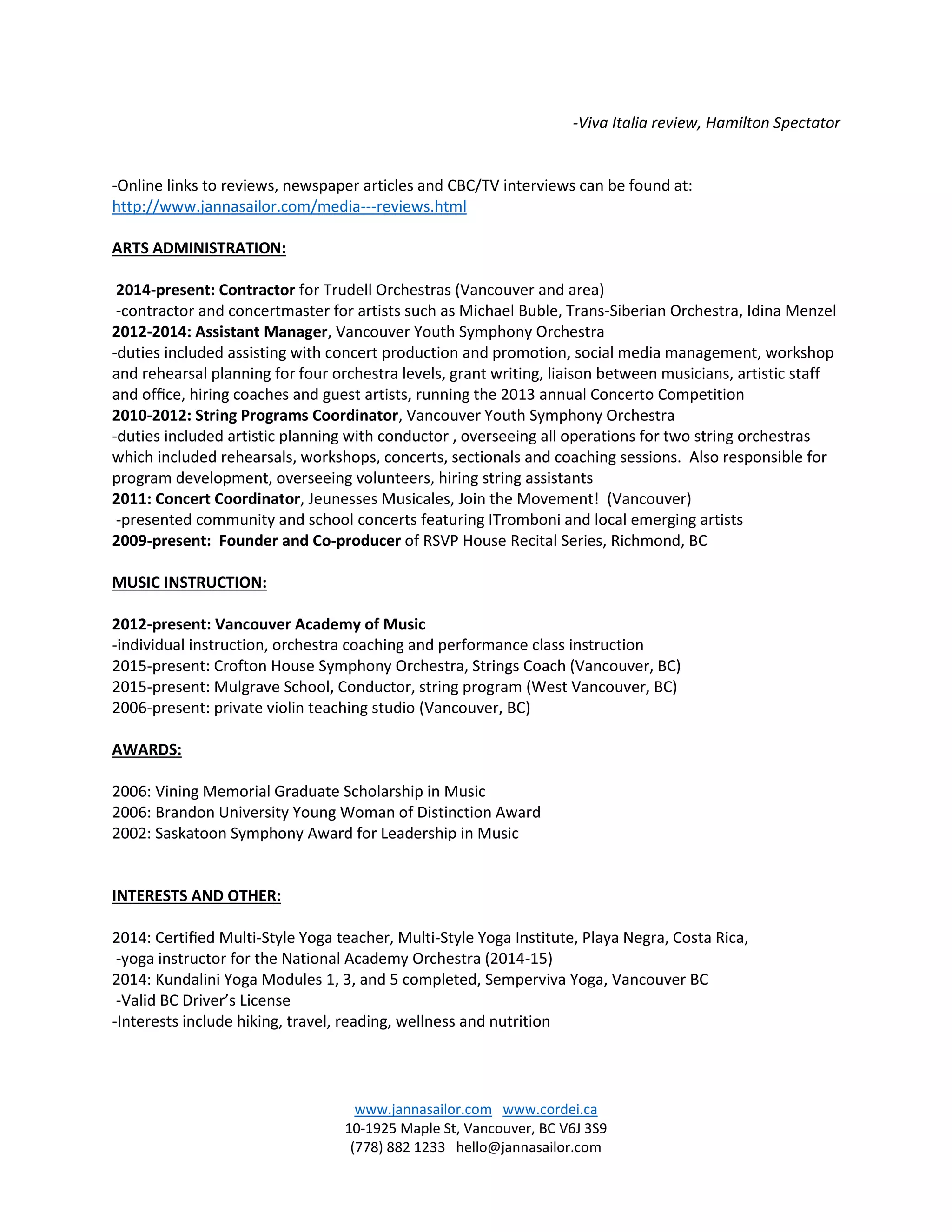 Resume Nov 2015 | PDF