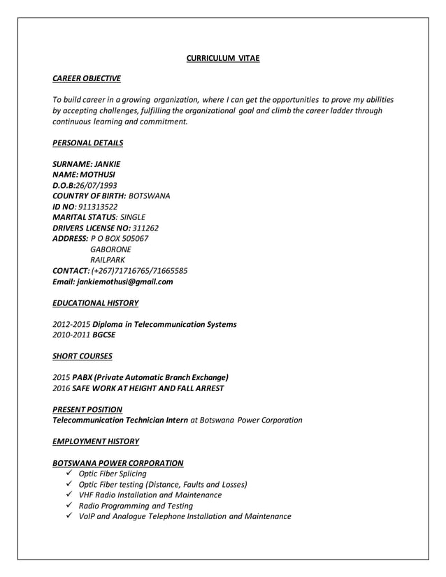 CV READY | PDF