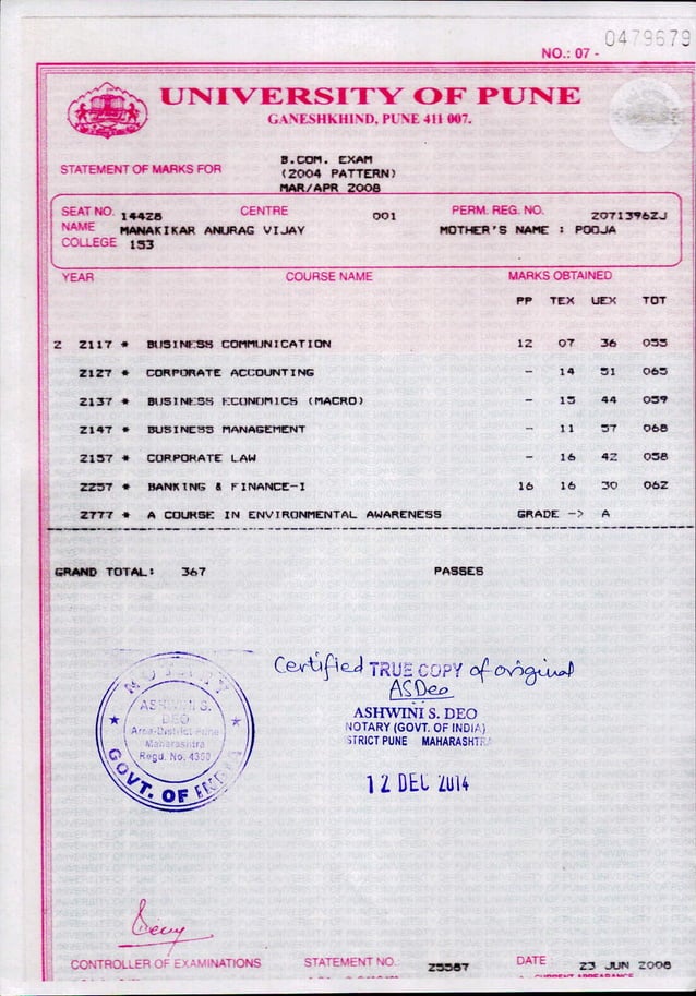 BCOM Degree | PDF | Business Accounting & Finance | Business