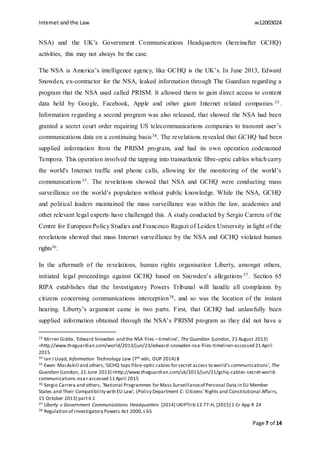 DRAFT 2 - The Internet has effectively rendered privacy as a thing of the past | DOCX | Internet ...