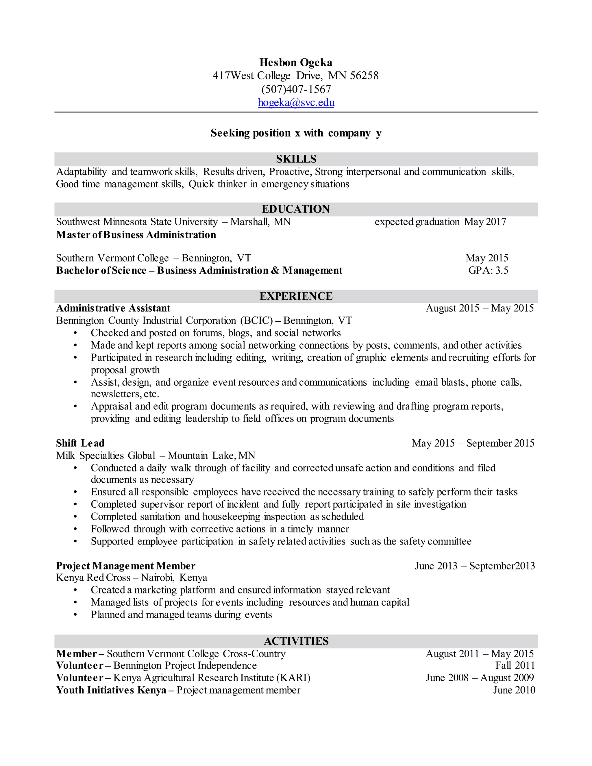 prof-Heson Ogeka Resume Revised | DOCX