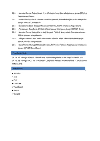 Lamaran & CV.compressed | PDF