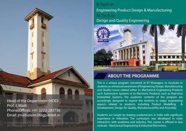 Brochure_IIT Kharagpur | PDF