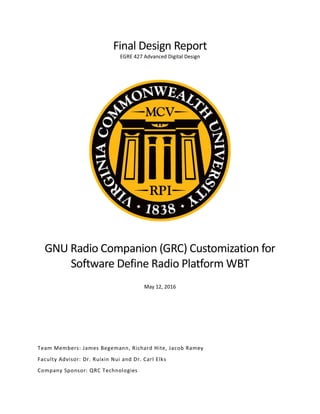 Final Design Report_REVFINAL | PDF | Operating Systems | Computer Software and Applications