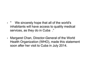 cuba health system | PPTX