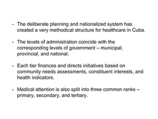 cuba health system | PPTX