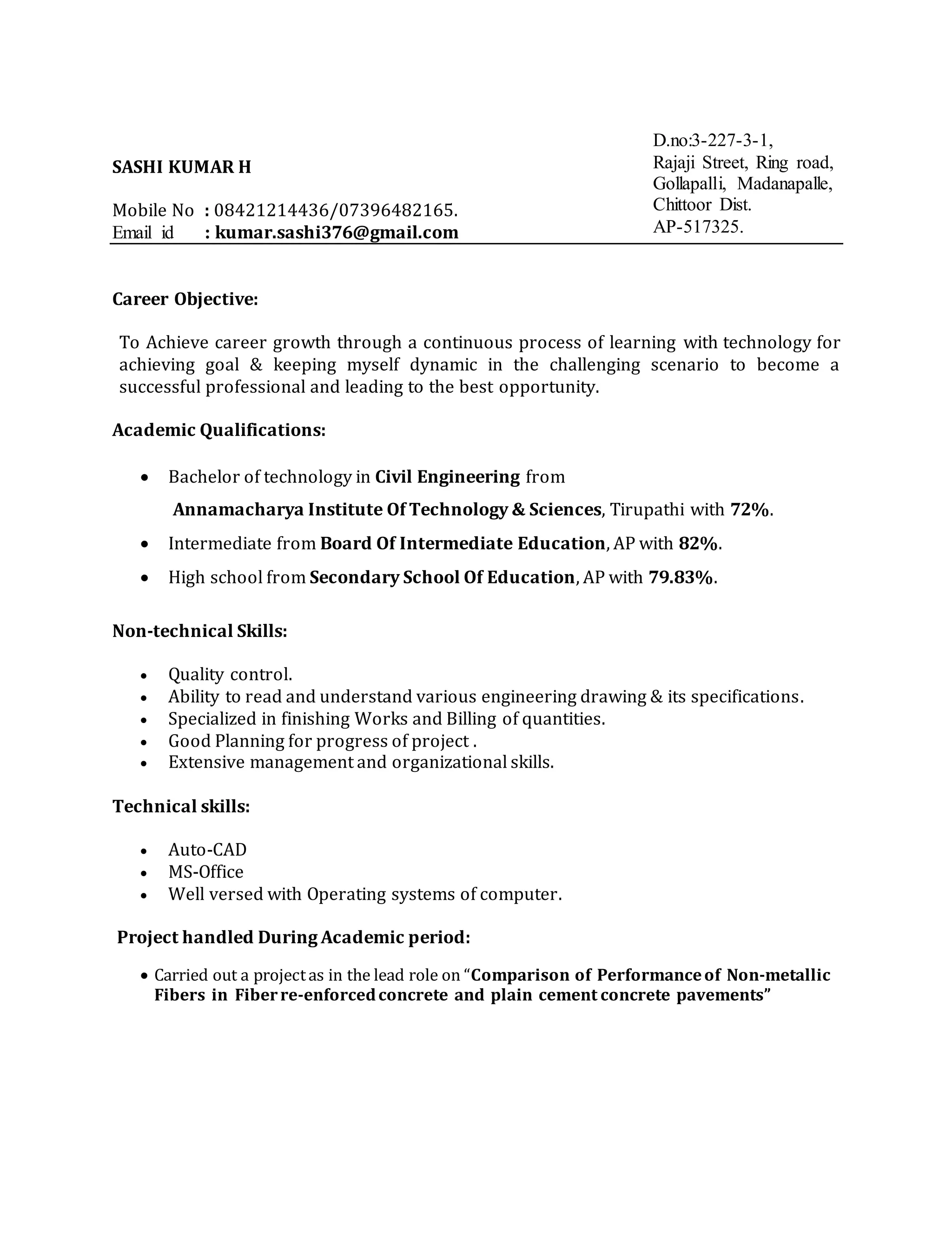 Sashi Kumar_resume(August) (1) | DOCX
