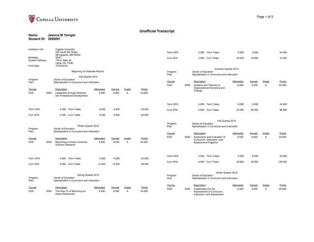 EDD transcript | PPT