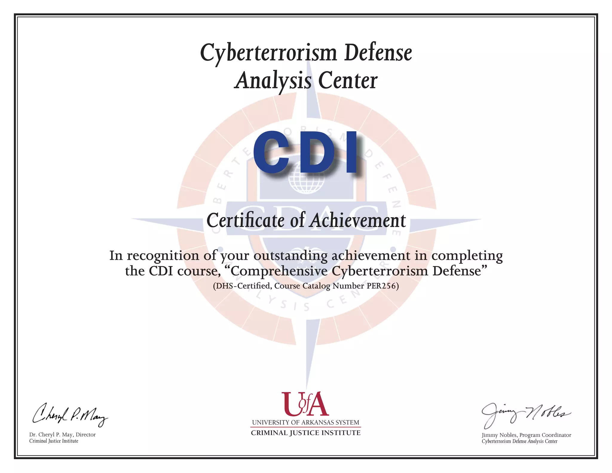 CDI- CCD Certificate3 Sulfab | PPT