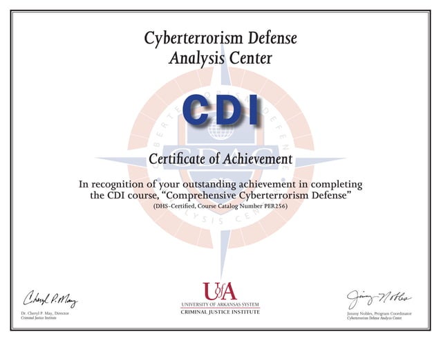 CDI- CCD Certificate3 Sulfab | PPT